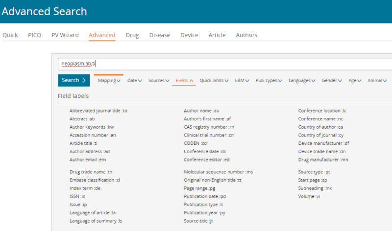 Information sheet Embase - KCGG (UGent - UZ Gent)